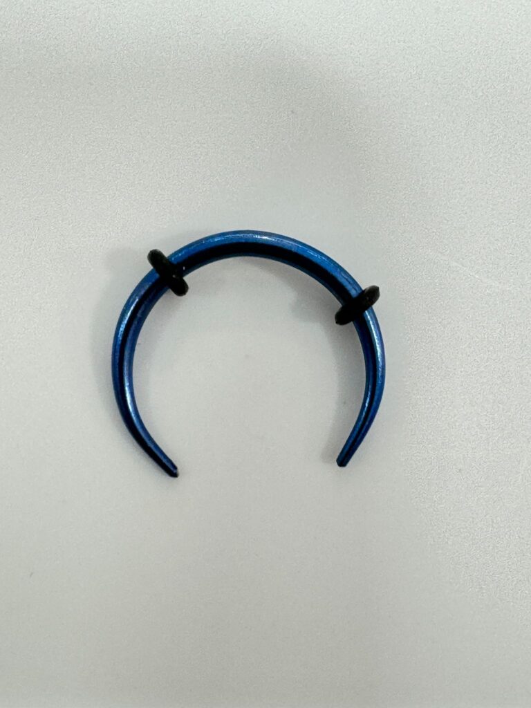 316L Surgical Steel Septum Pincher Stretcher Claw Taper 1.6mm x 14mm ...